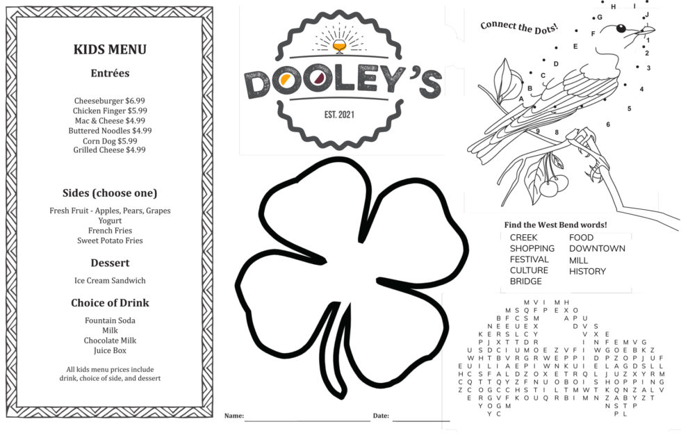 Menus - Dooley's on Main